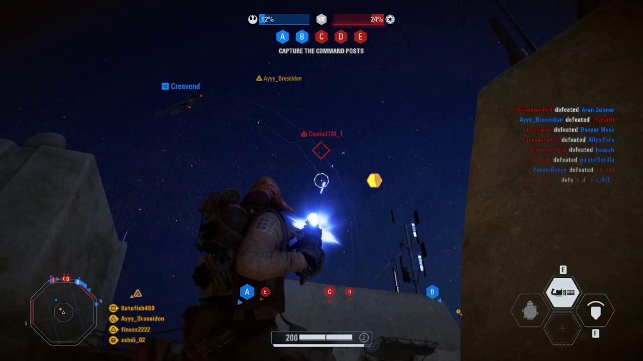 Heavy Sentry vs TIE fighter (battlefront 2) - YouTube