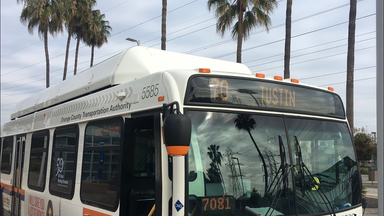OCTA Route 70 East Huntington Beach Goldenwest Transp Center to Tustin ...