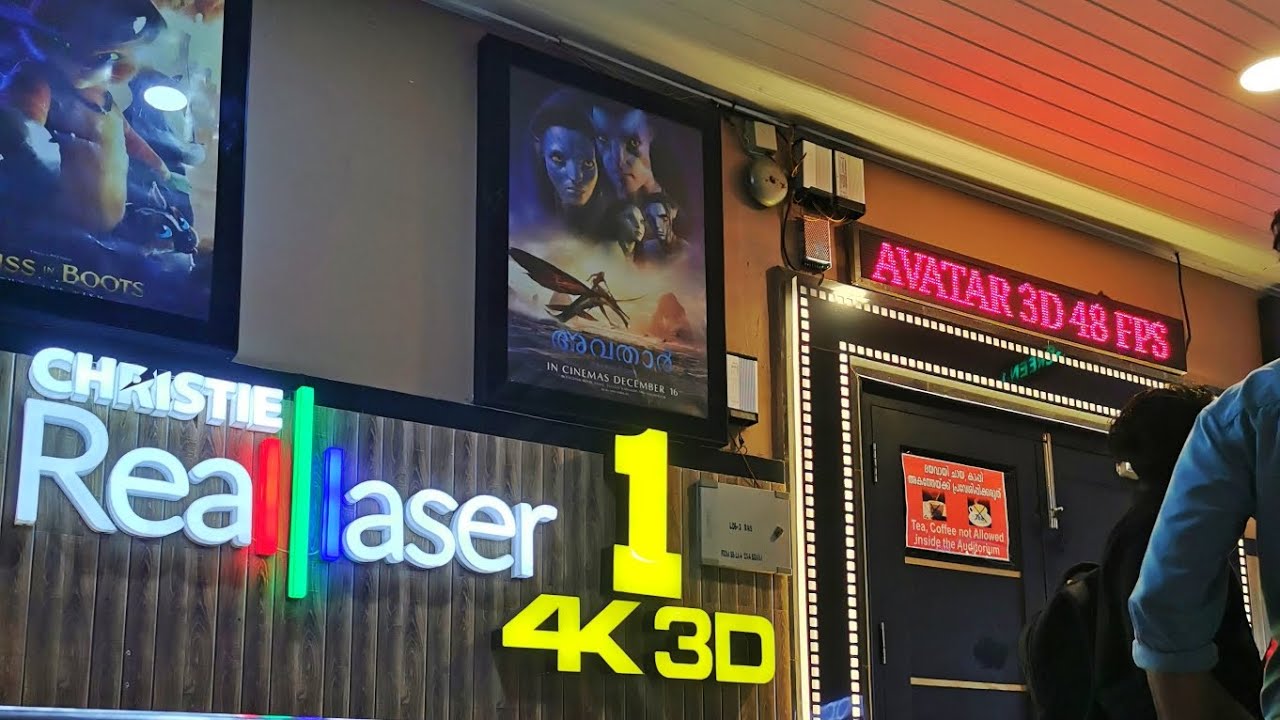 #Avatar FDFS show Review - Vanitha Screen 1 (RGB Laser 4k + 7.1) # ...