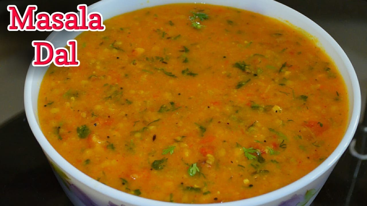 Tasty Masala Dal Recipe | Yellow lentils Recipe - Simple and Easy Dal ...