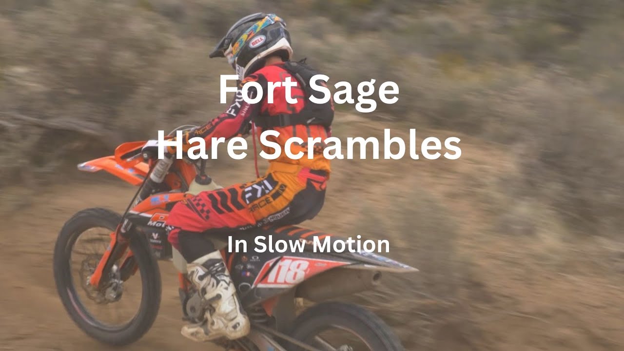 Fort Sage Hare Scrambles in Slow Motion 🏁⏲️#racing #slowmotion - YouTube
