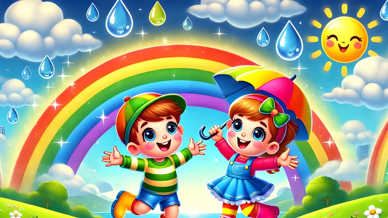 Rain Rain : Dancing in the Rain | Animated Kids Song & Nursery Rhymes ...