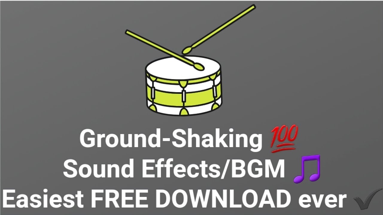 Get Along with the Latest STOMPING 🥁 Sound Effects, BGM!!! 🎵 Easiest ...