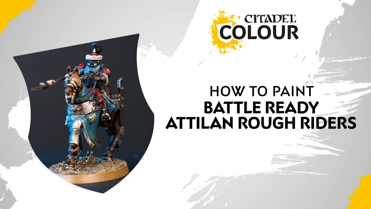 How to Paint: Battle Ready Astra Militarum - Attilan Rough Riders - YouTube
