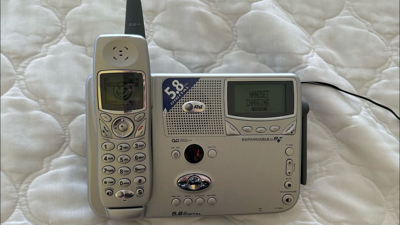 Unboxing & Setup | AT&T E5860 5.8 GHZ Cordless Phone ⁠ - YouTube