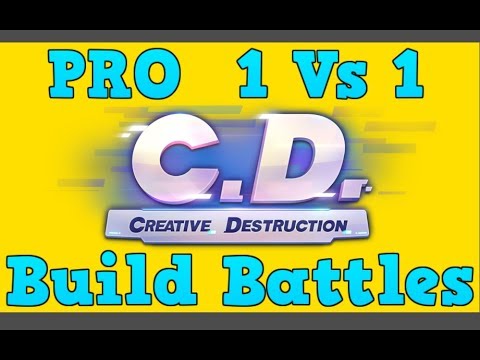 1 Vs 1 Build Battles With The Fastest Builders In Creative Destruction ...