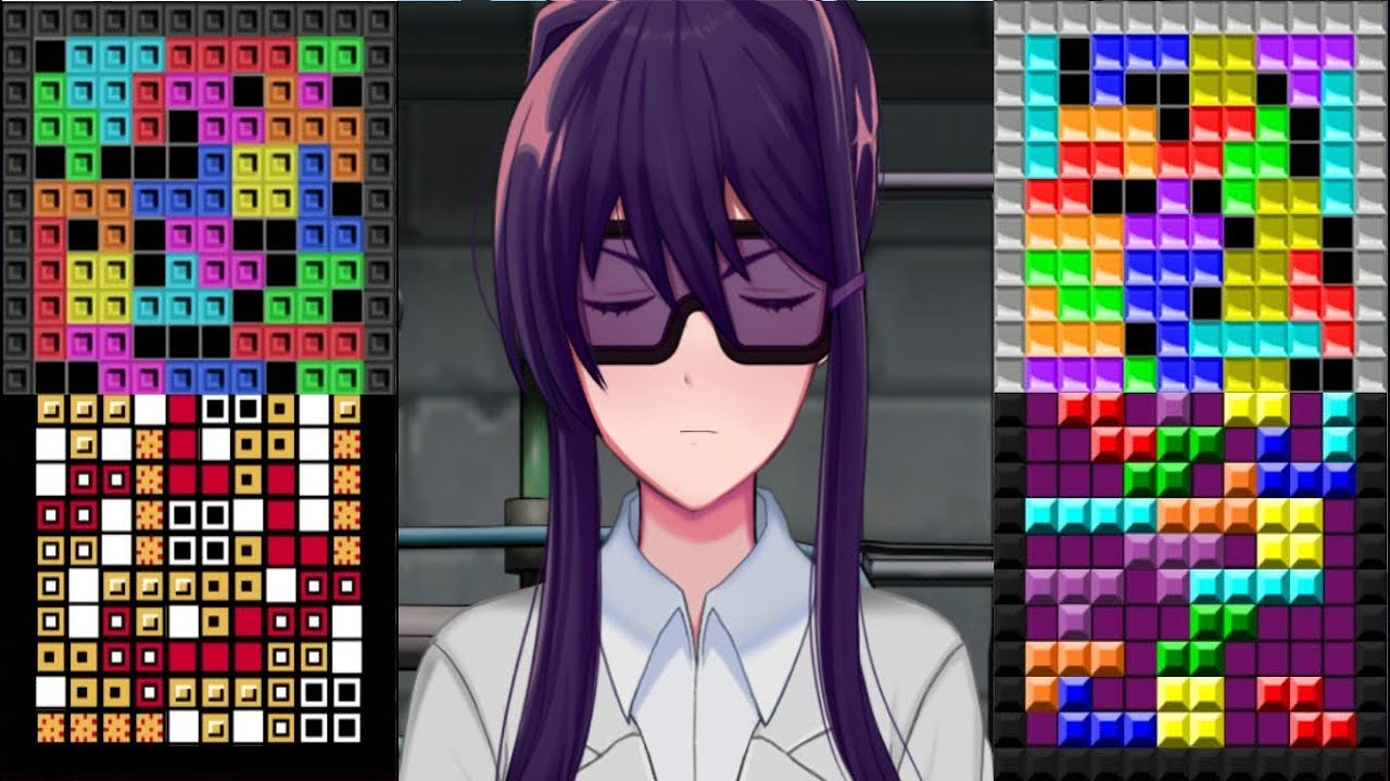 Playing Tetris with Yuri (After Antagonizing) - Just Yuri Mod - YouTube