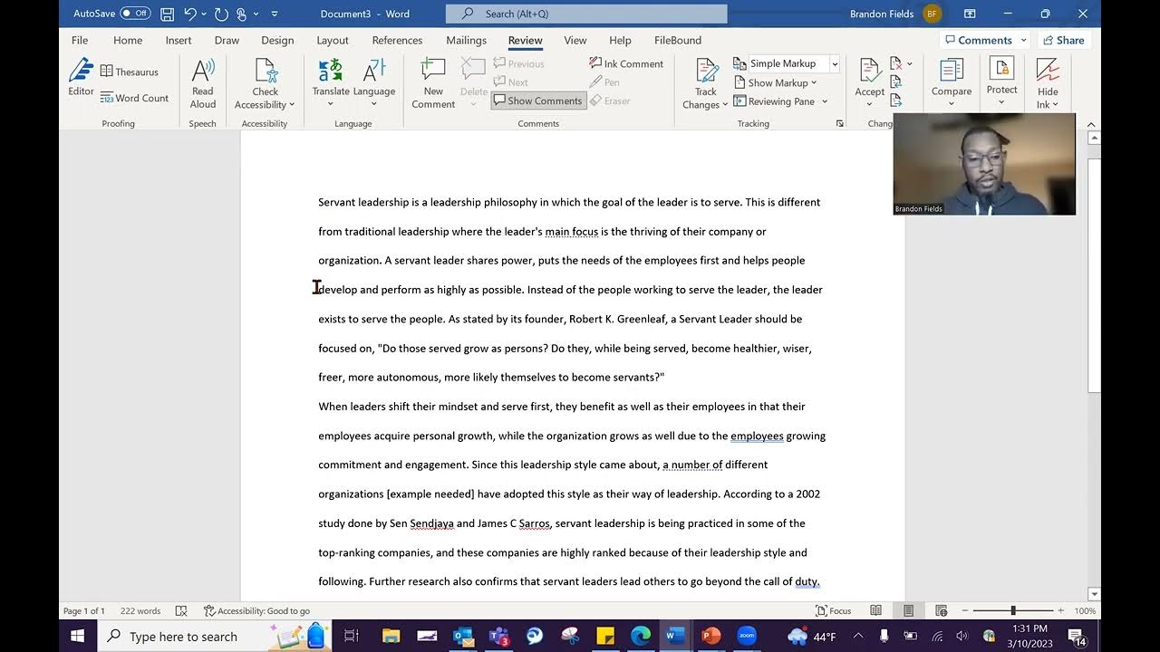 Completing Indents Using the Tab Button - YouTube