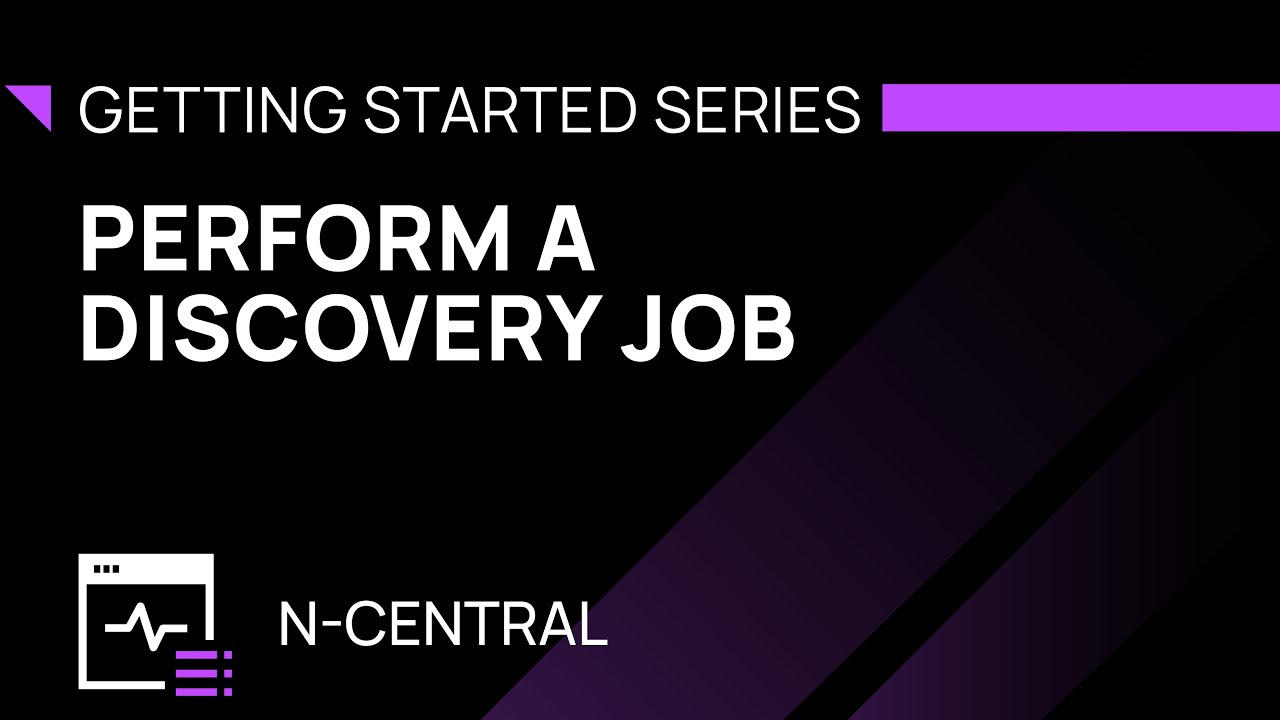 Perform a Discovery Job - YouTube