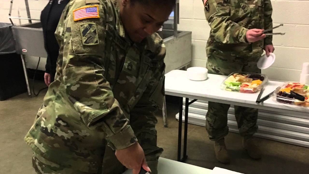 SFC Charlene Hazelton Promotion Ceremony - YouTube