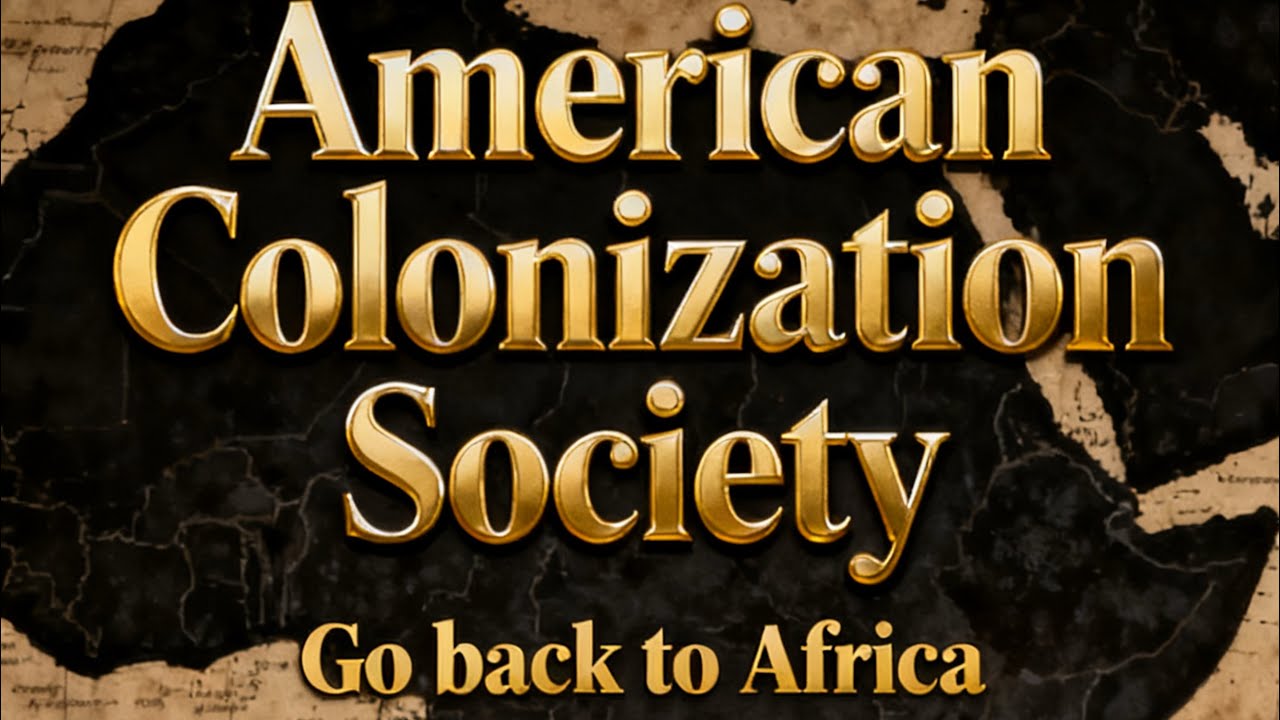 America’s First Black Colony: The American Colonization Society - YouTube