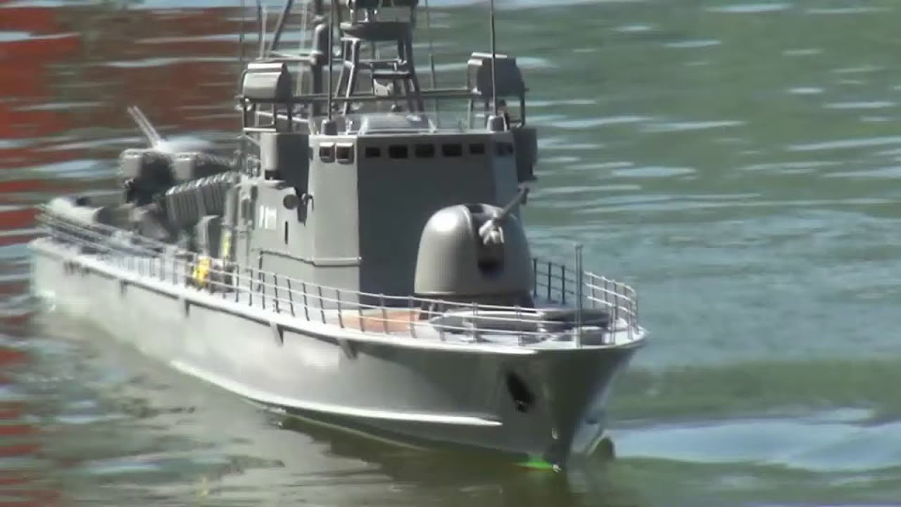 PATROL BOAT VOSPER GRAUPNER AMAZING CRUISER high speed - YouTube