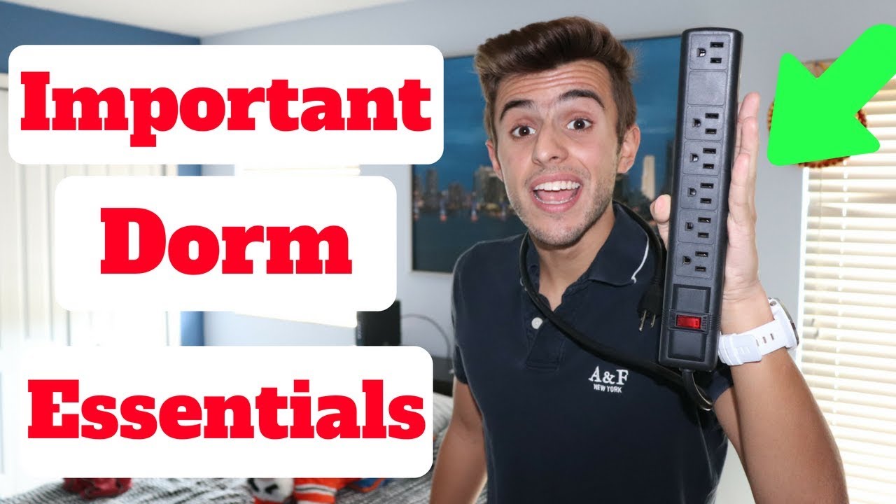 10 COLLEGE DORM ESSENTIALS YOU CAN'T FORGET! - YouTube