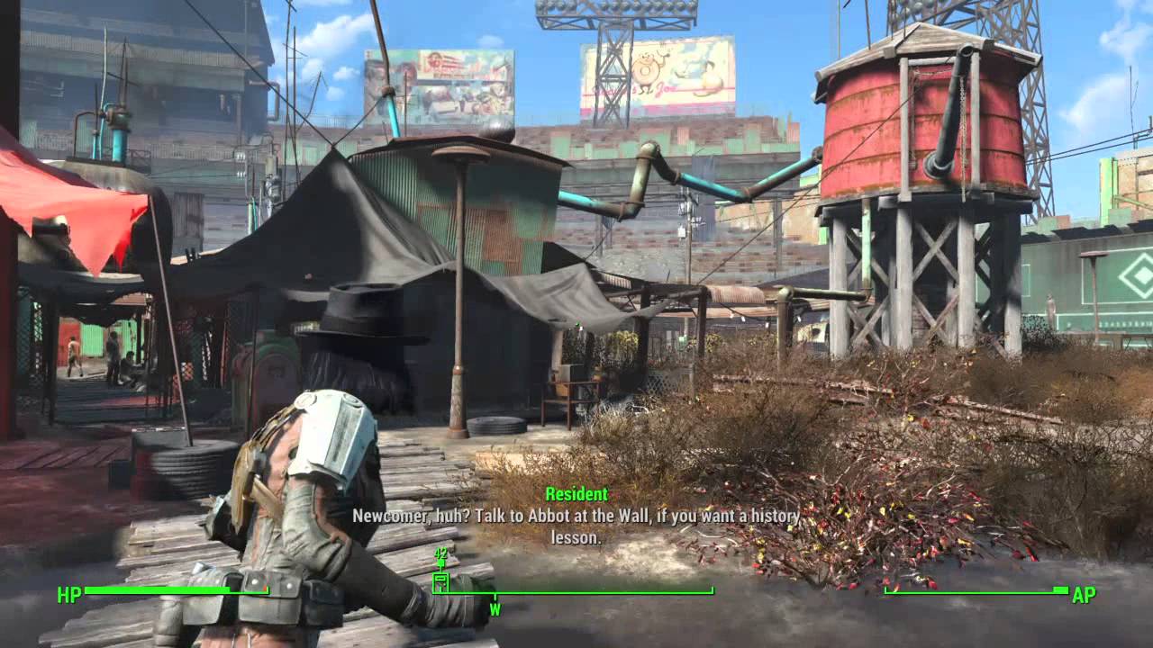 Fallout 4 - Homerun: Run the bases in The Green Monster - YouTube