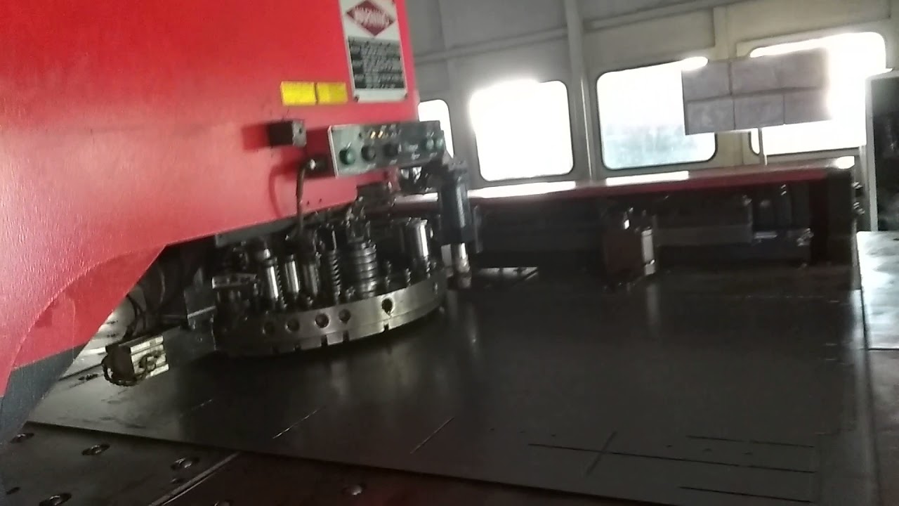 how #CNC Punching machine == Work See Practically Process - YouTube