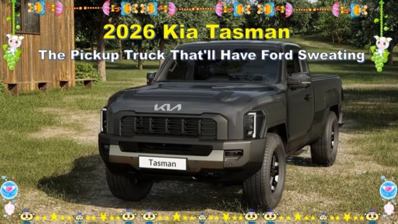 2026 Kia Tasman X-Pro | 2026 Kia Tasman off road | Kia's TOP SECRET ...
