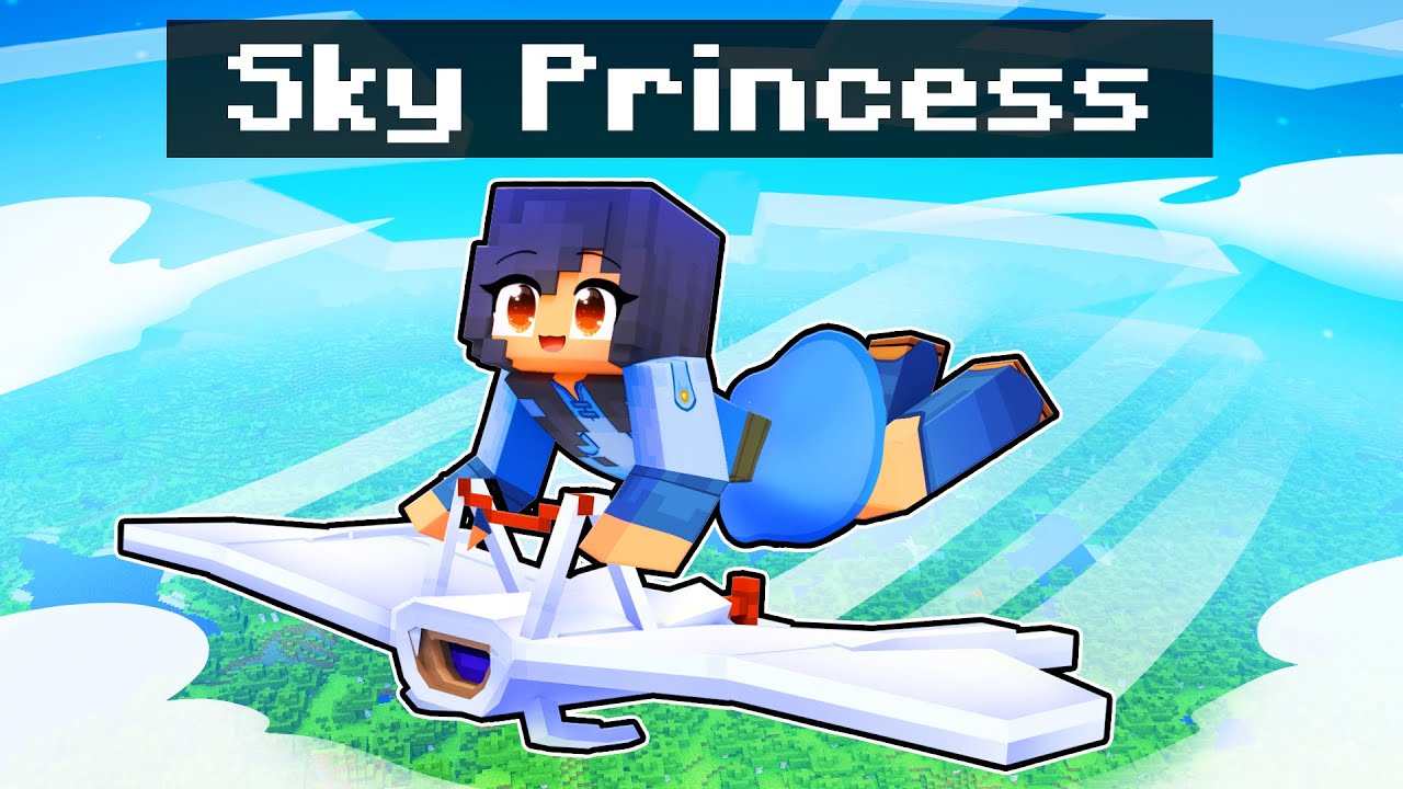 Becoming the SKY PRINCESS in Minecraft! - YouTube