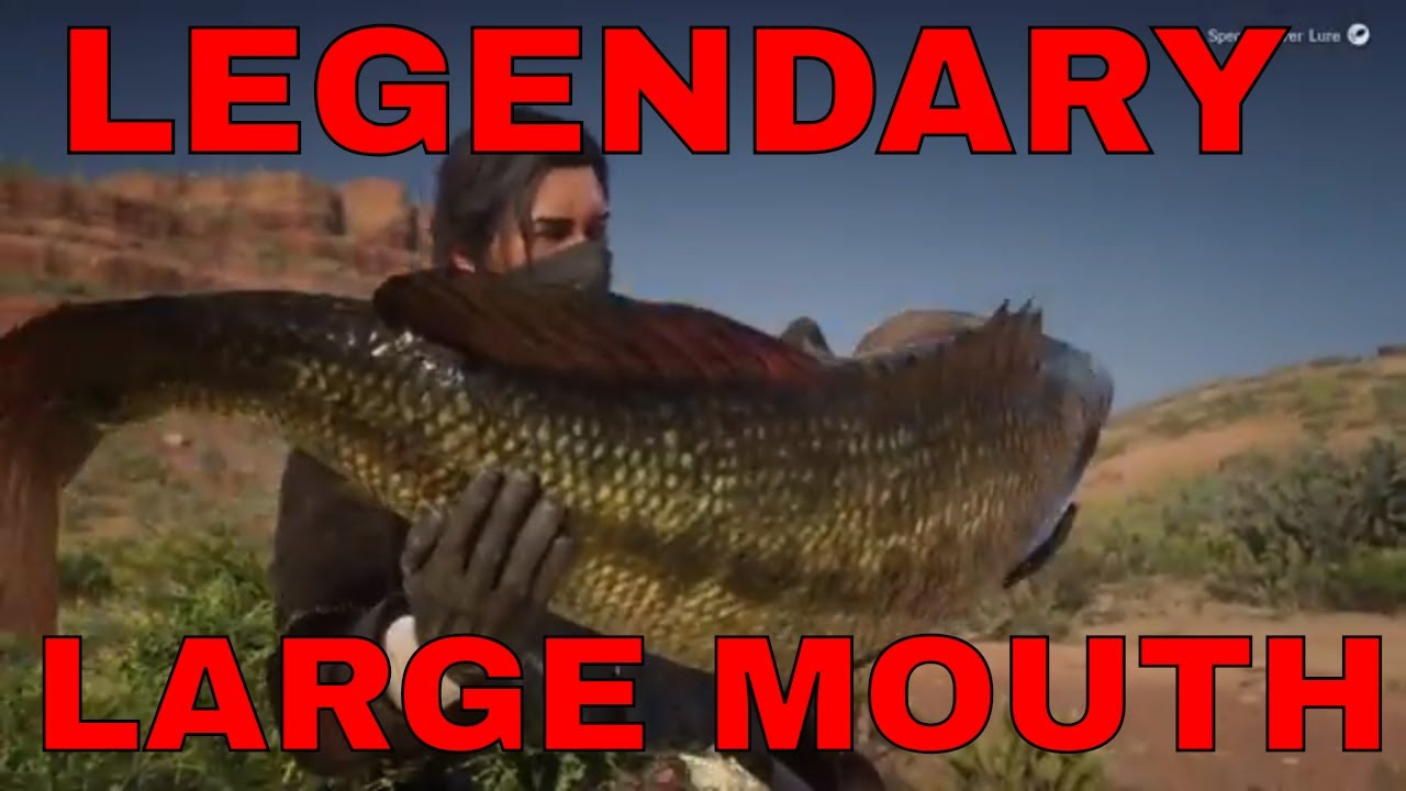 Fishing for Legendary Large Mouth Bass | Red Dead Redemption 2 - YouTube