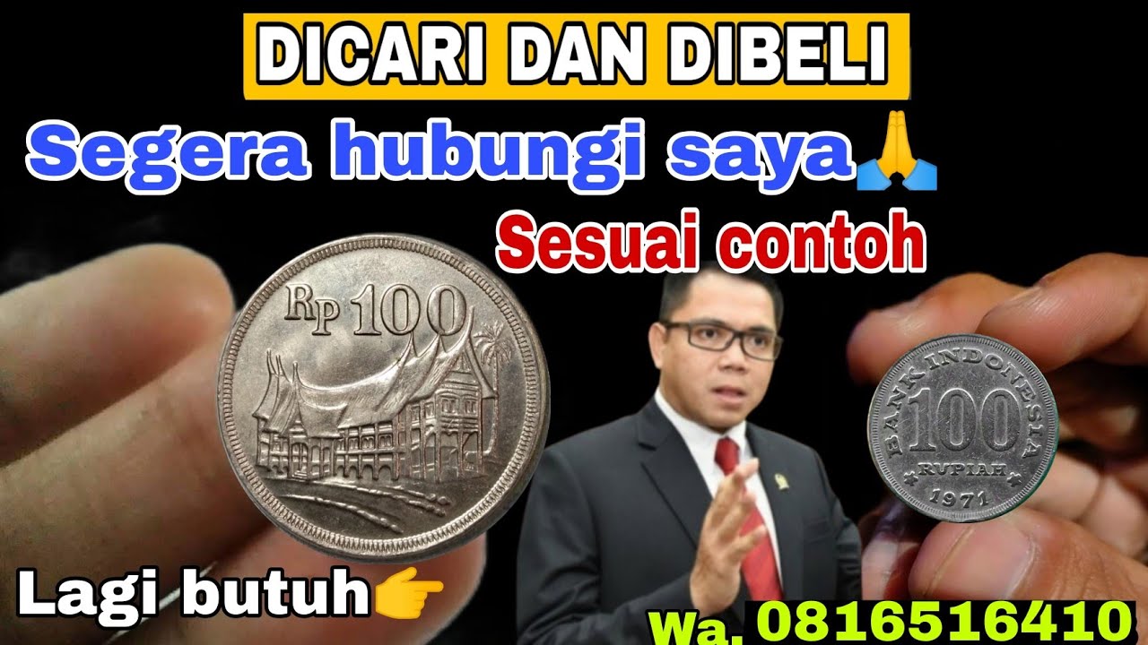 cari uang koin 100 rupiah tebal saya siap beli #uangkoin #coin - YouTube