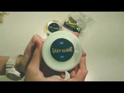 Мой набор "Lazy Slime" (обзор) - YouTube