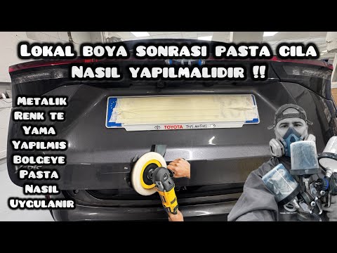Lokal Boya Sonrası Pasta Cila Nasıl Yapılır !! Detaylı Anlatım