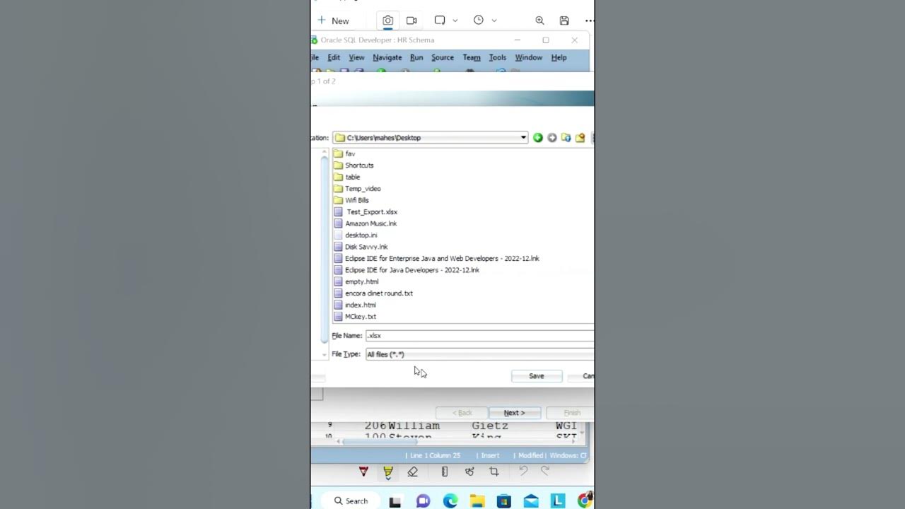 How To Export The Data in SQL Developer #shorts By MahiIt - YouTube
