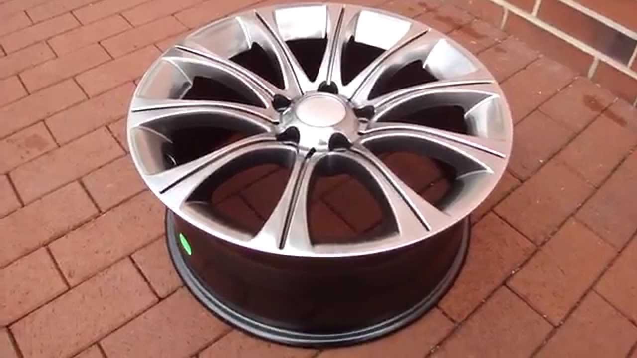 18" BMW E60 M5 Wheels Rims gunmetal www.felgenexpress.com - YouTube