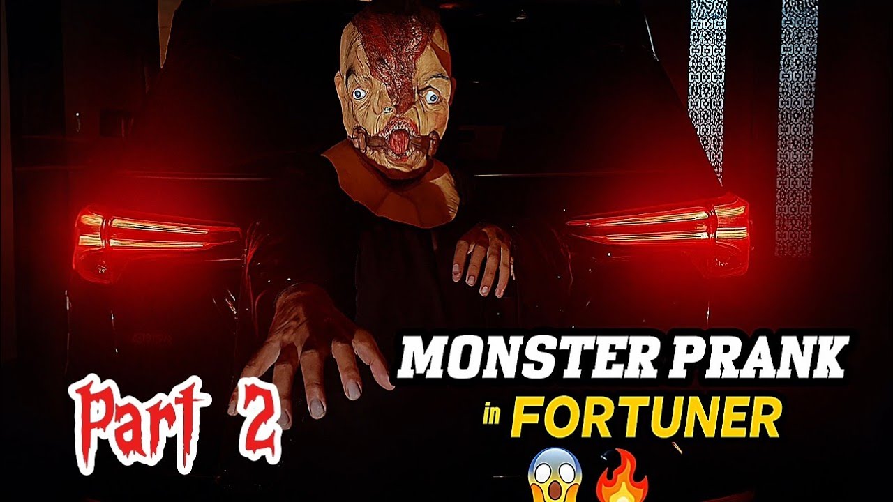 Monster Prank in Fortuner Part 2😱 Public Reaction Gone Wild!# ...