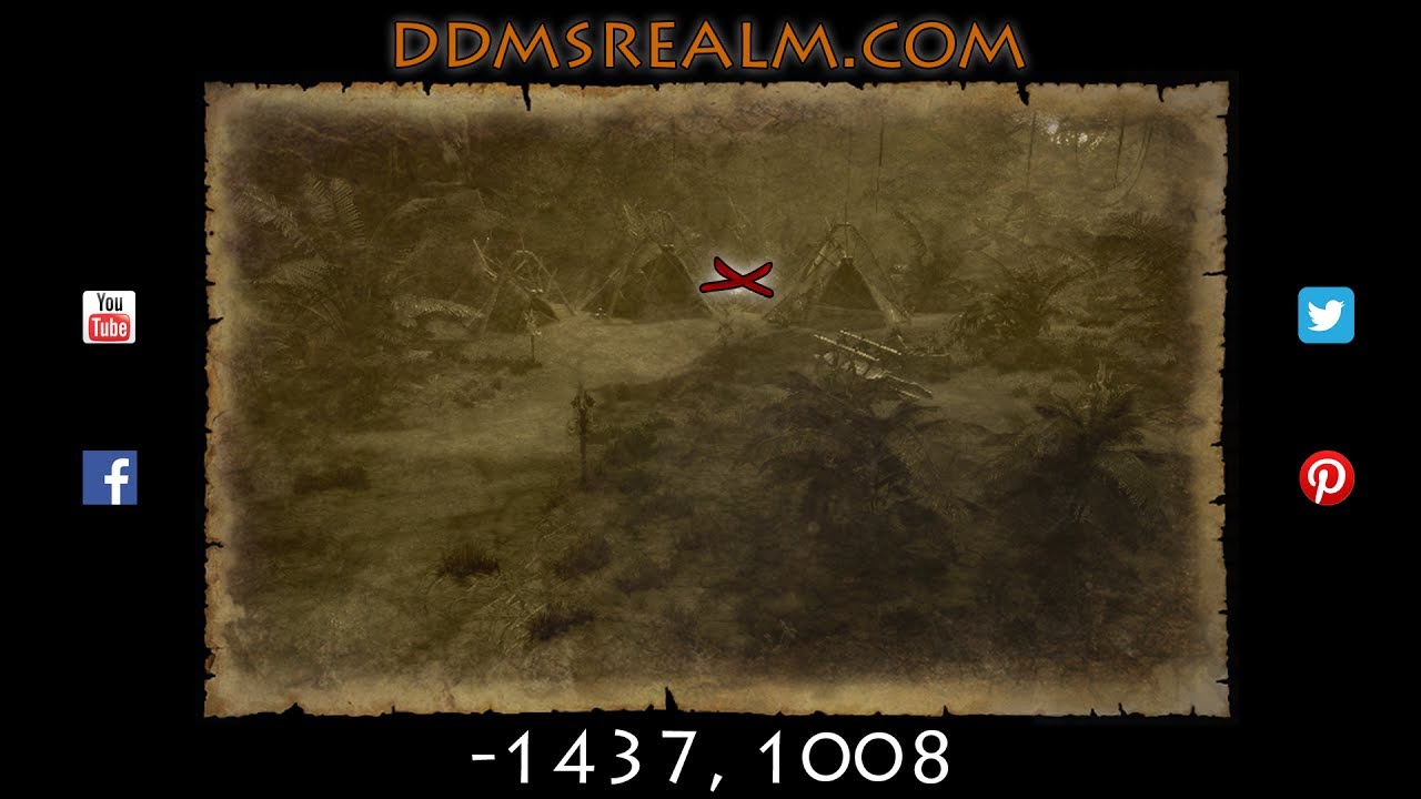 Neverwinter - Jungle of Chult - Treasure Map Location - Batiri Village ...