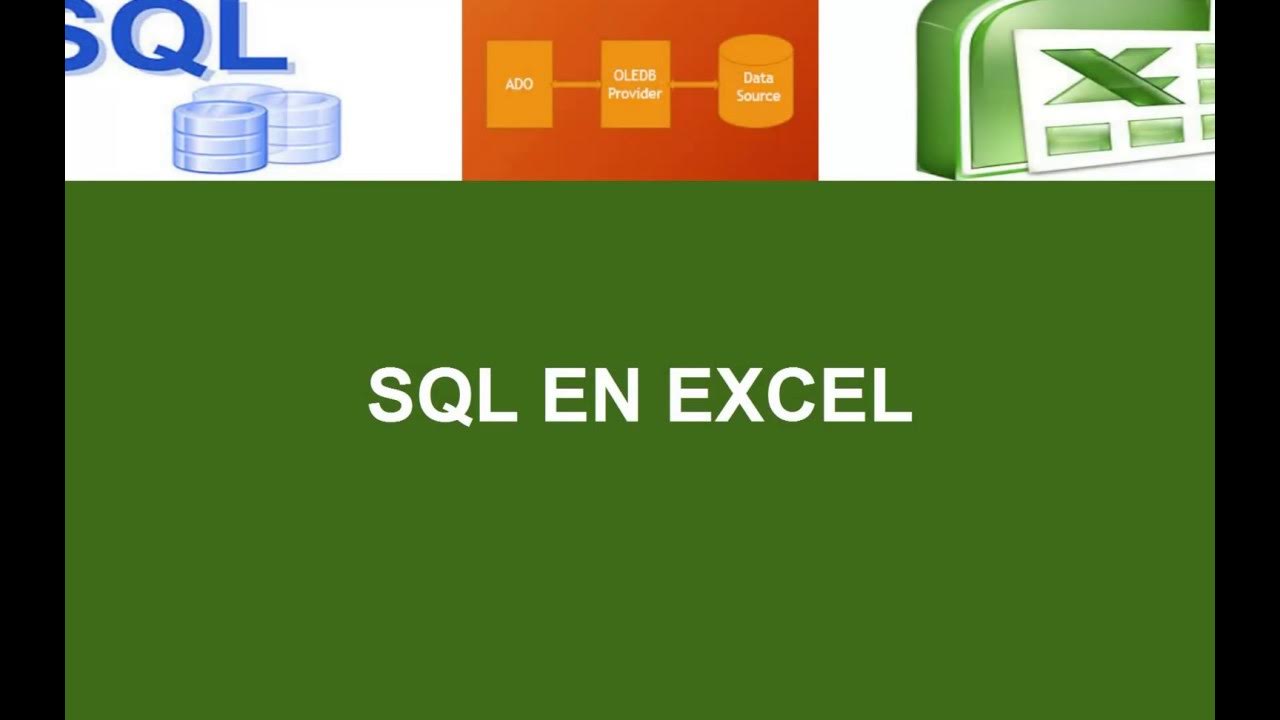 Tipos de Operadores - Tutorial SQL en Excel Capitulo Nº 9 - YouTube