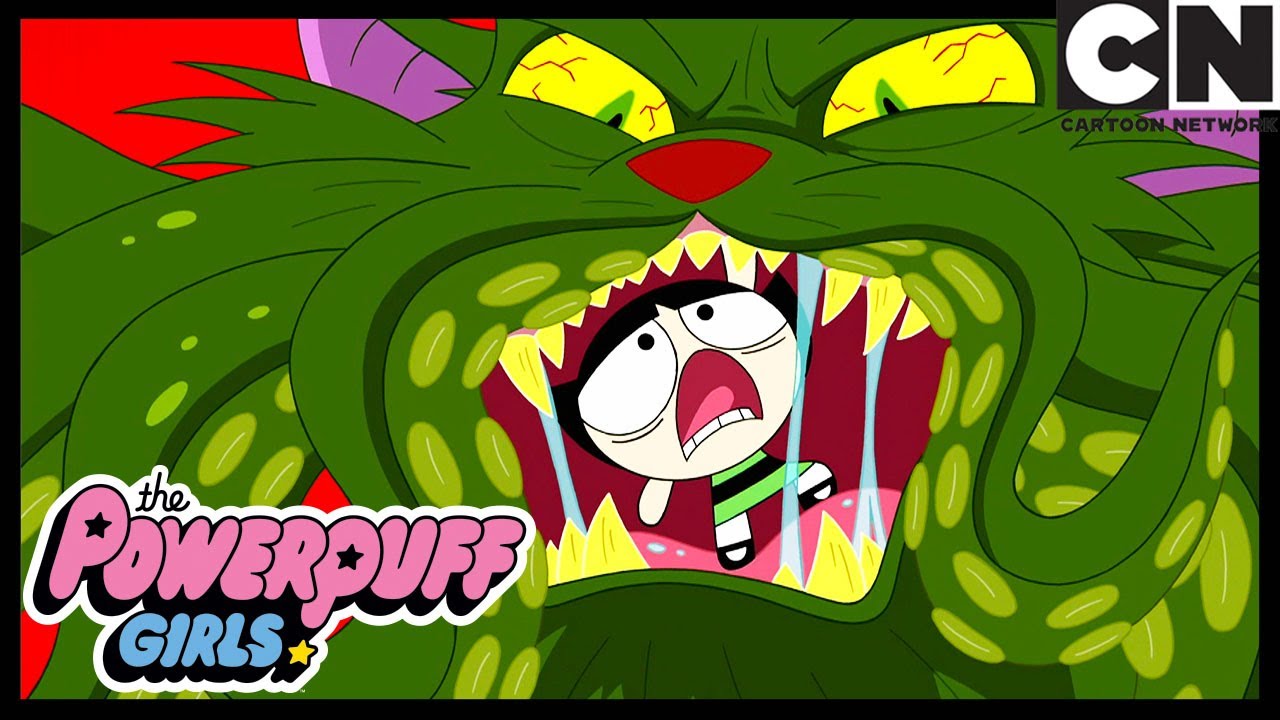 Bubbles Gets Eaten! | Powerpuff Girls | Cartoon Network - YouTube