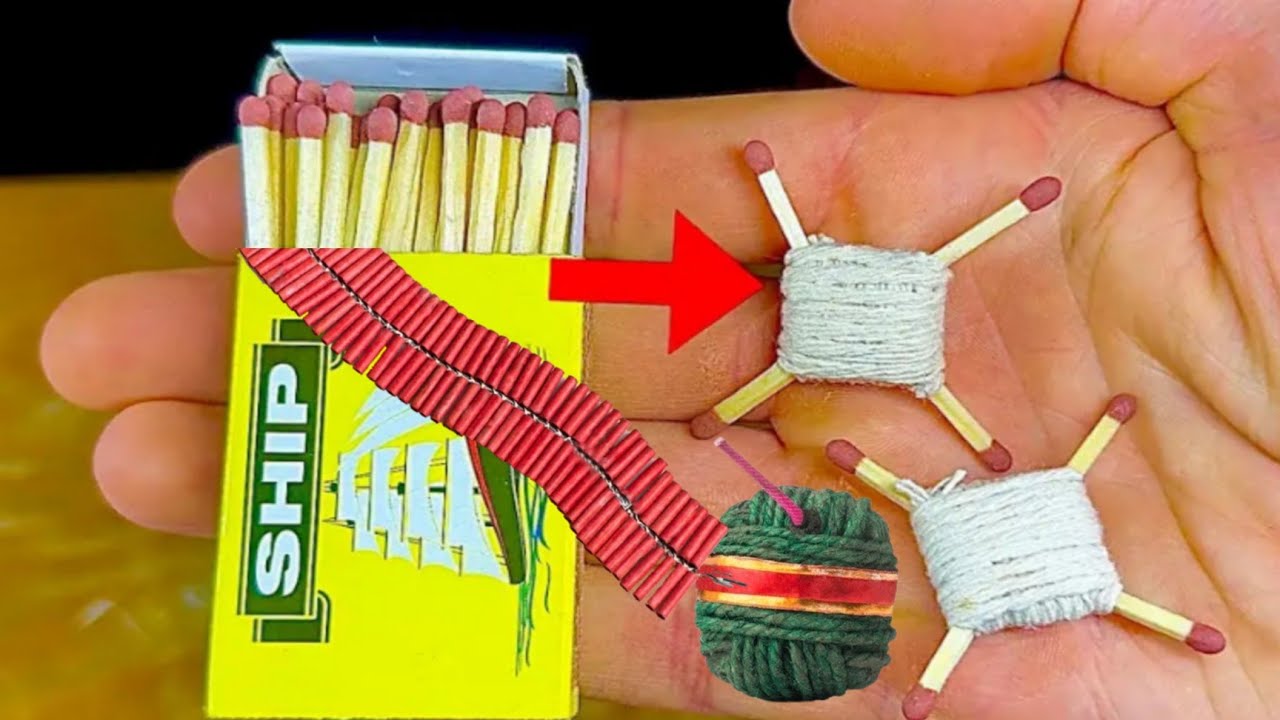 How To Make Diwali Crackers Using Matchstick | POP It firecracker Using ...