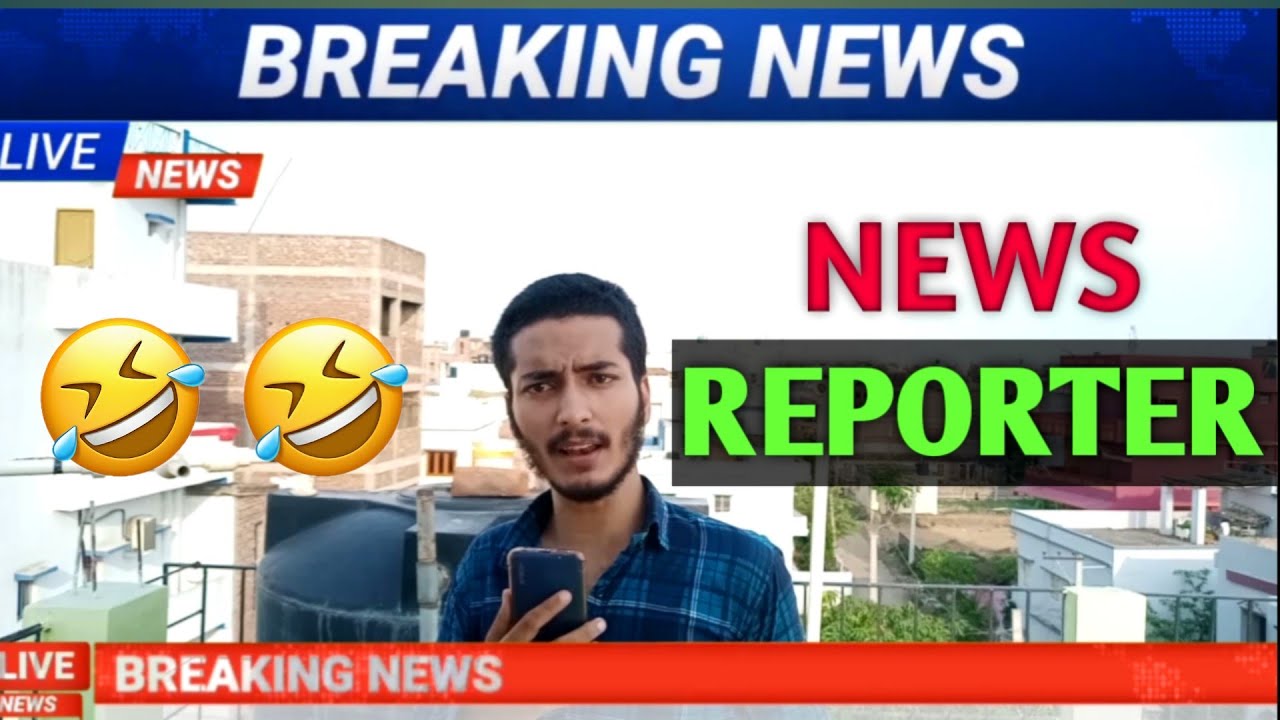 funny news reporter comedy || GC News || by:- Aryan Bharadwaj - YouTube