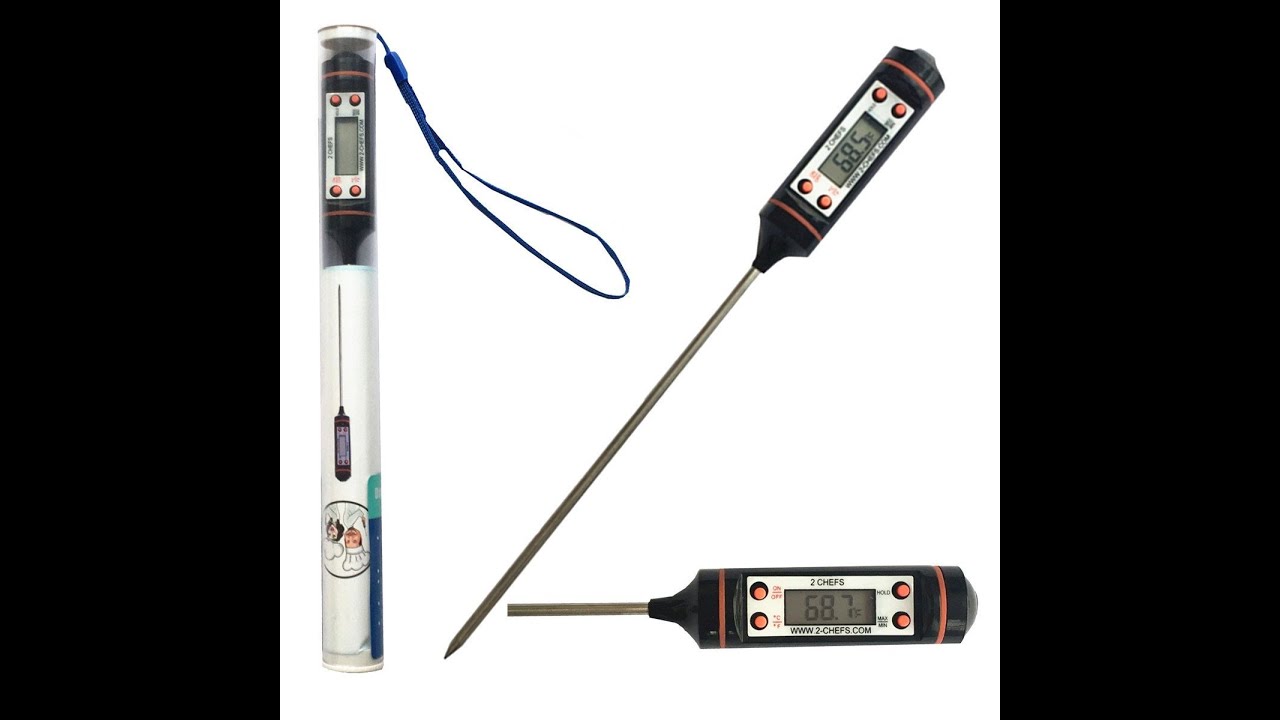 2 Chefs Digital Meat, BBQ and Candy Thermometer, Great for the Kitchen ...