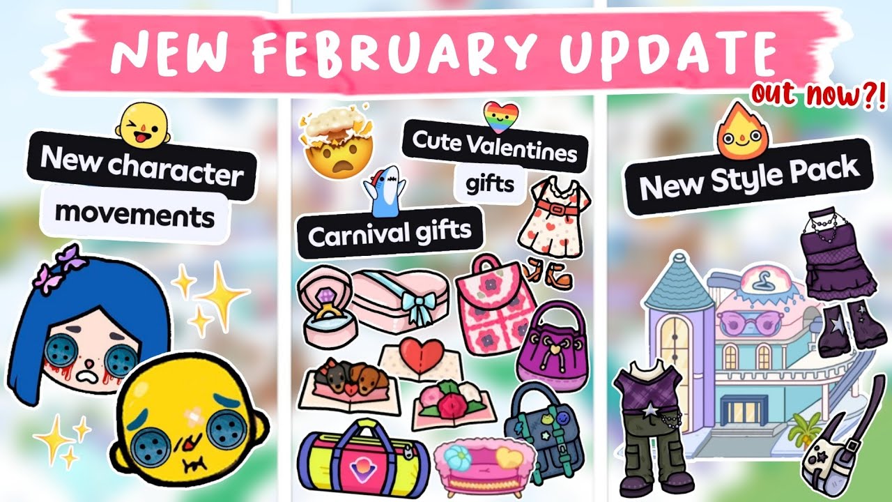 Toca Life World : NEW FEBRUARY UPDATE OUT NOW IN TOCA LIFE WORLD ...