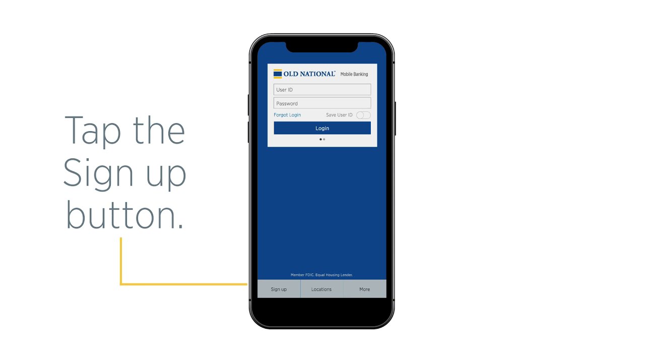 Enroll in Digital Banking on the ONB Mobile app - YouTube