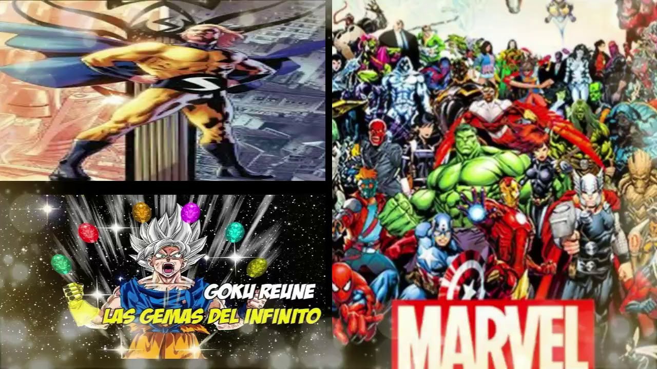 Goku llega a marvel - YouTube