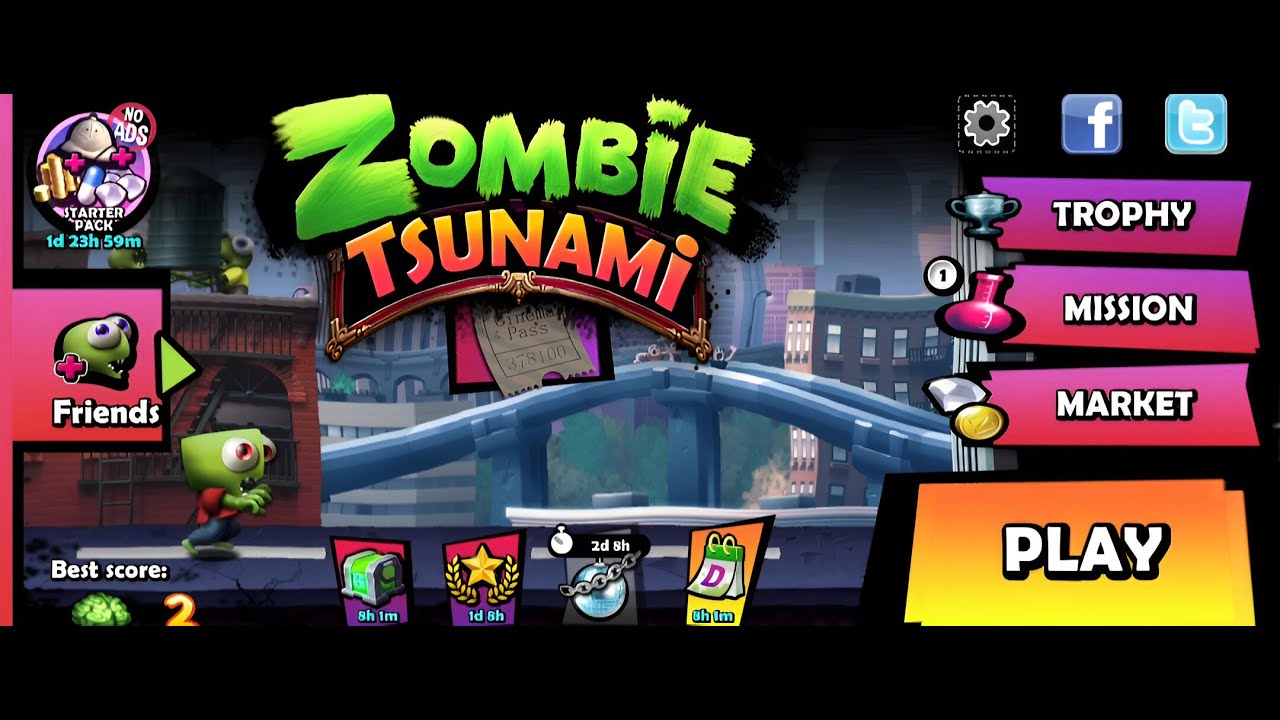 Zombie Tsunami - Intro - Part 1 [Android Gameplay, Walkthrough]# ...