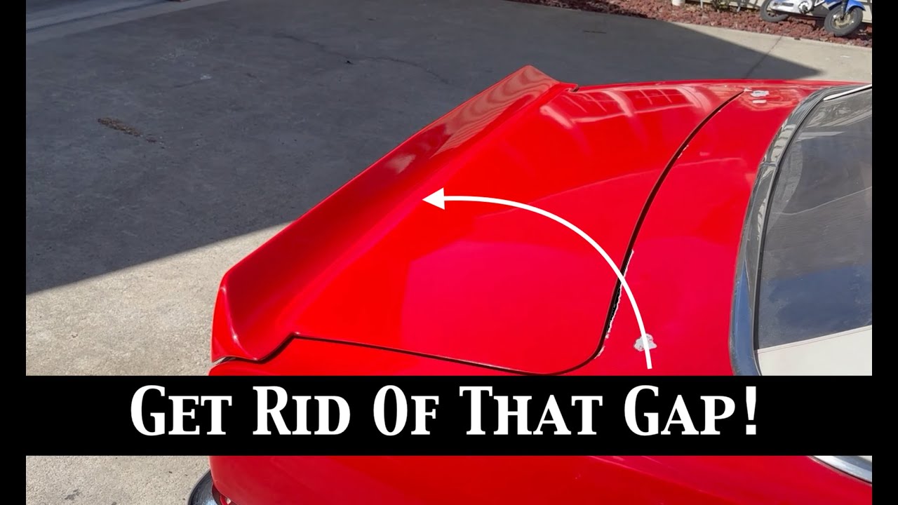 67 68 69 Camaro Custom Spoiler Bonded and Blended Into The Trunk Lid ...