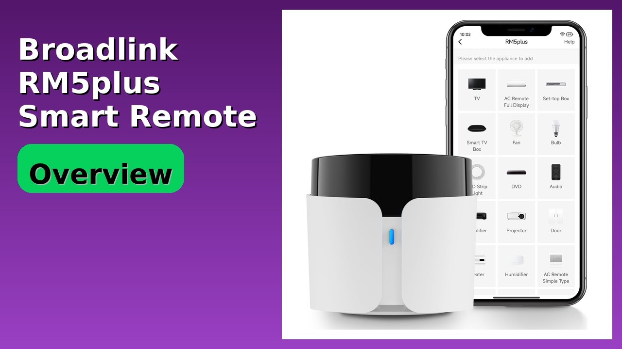 REVIEW (2026): Broadlink RM5plus Smart Remote. Features. - YouTube