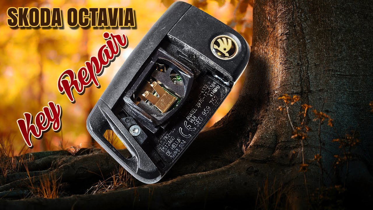 New Skoda Octavia 2013+ Key Repair - YouTube