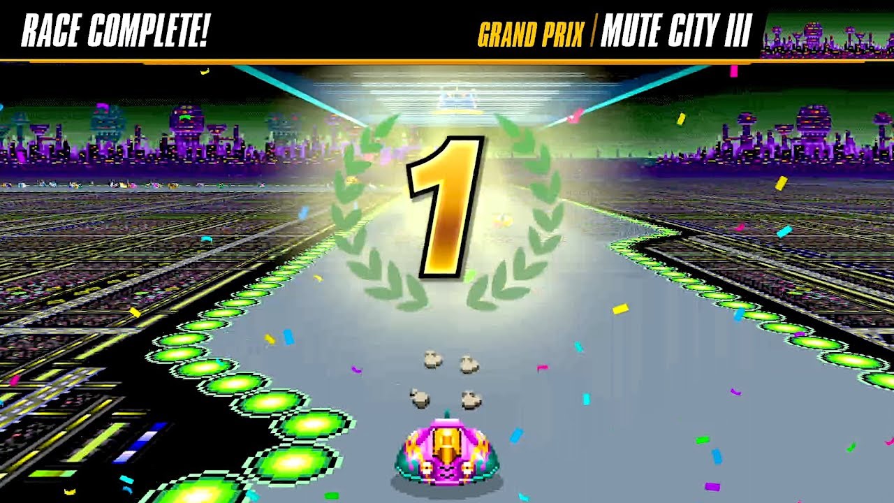F-Zero 99 Mute City III Top 1 - YouTube
