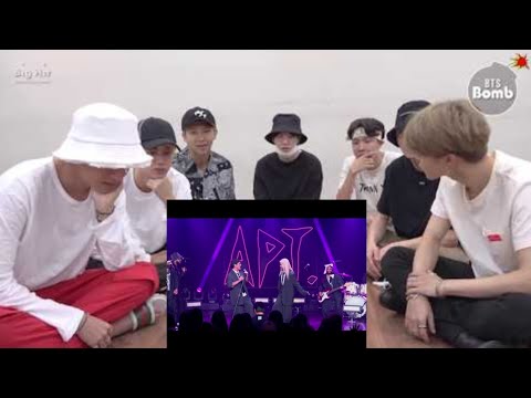 BTS Reaction to Rosé x Bruno Mars 'Apt' Mama performance 2024 (Fan-made 💜)
