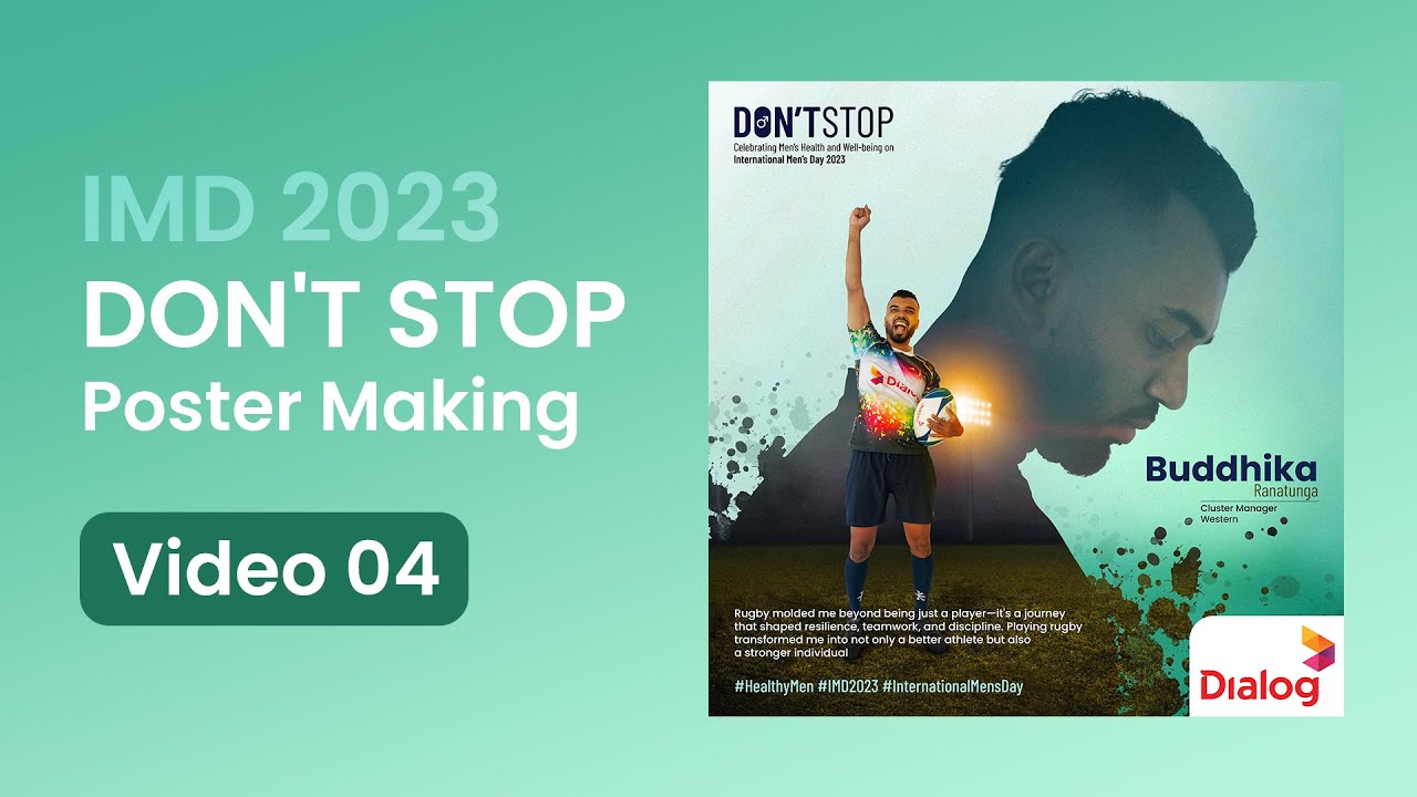 IMD 2023 - DON'T STOP Poster Making | Video 04 | NM Films - YouTube