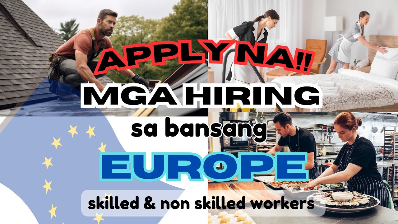MGA JOB HIRING SA BANSANG EUROPE|OFW JOB HIRING|TRABAHO SA EUROPE|KHAI IN FINLAND - YouTube