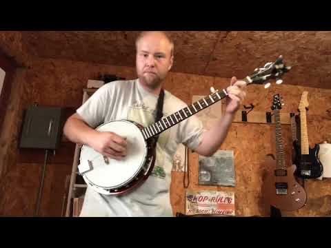 Good setup on a cheap banjo - YouTube