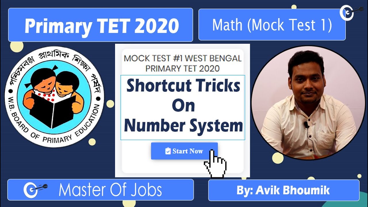 Mock Test 1 | Math | Shortcut Tricks On Number System - WB Primary TET ...
