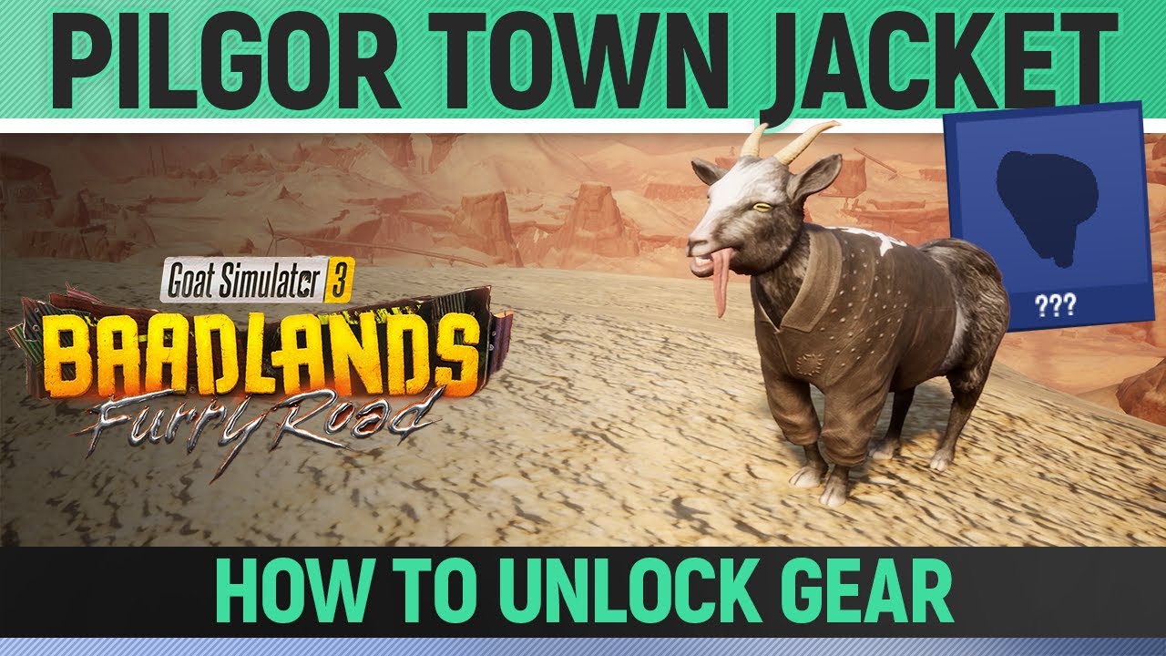 Goat Simulator 3: Baadlands Furry Road - Pilgor Town Jacket - Goat Gear ...