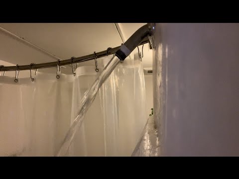 Shower Sounds White Noise || Strong Water Pipe Sound For Sleep 9 Hours ...