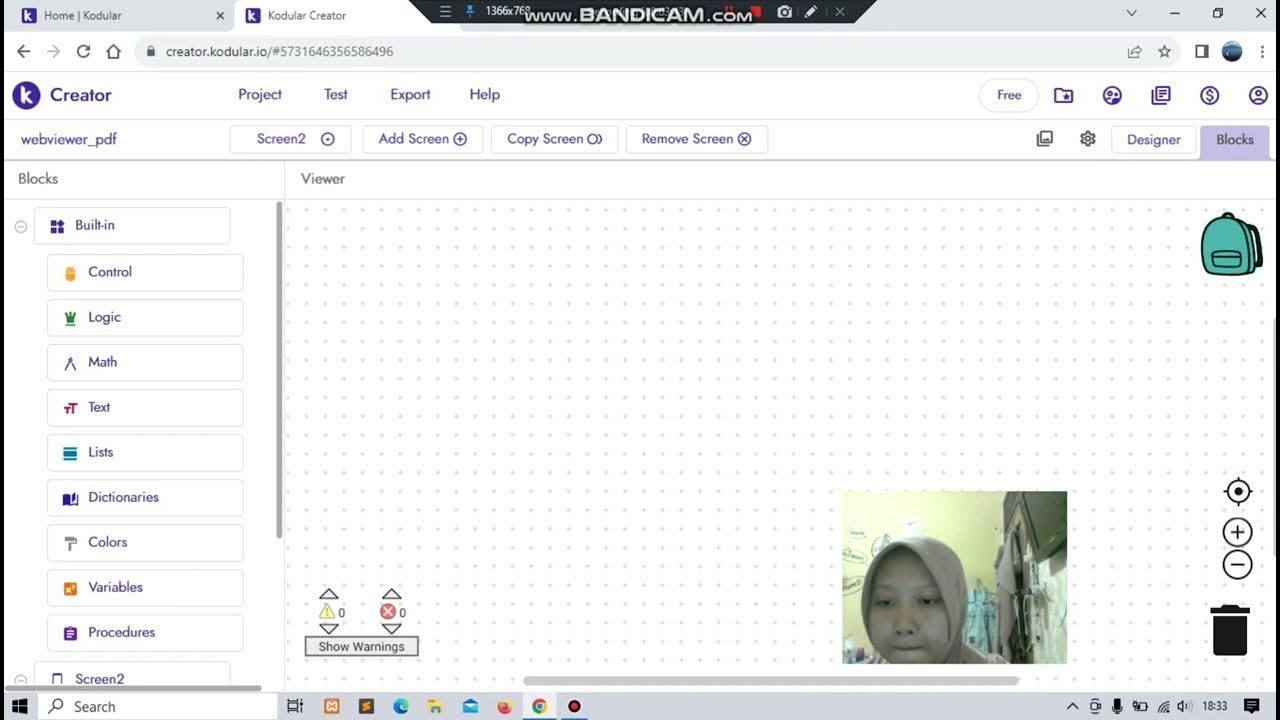 Menampilkan PDF di kodular menggunakan WEBVIEWER || TUGAS 9 - YouTube
